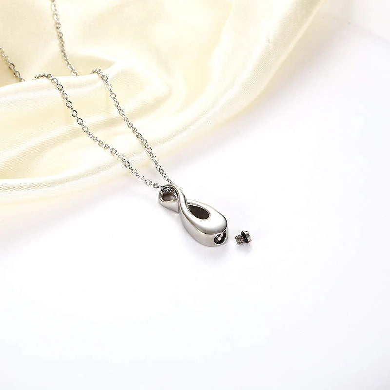 Infinity Cremation Necklace - Eternal Love Keepsake — The Living Urn