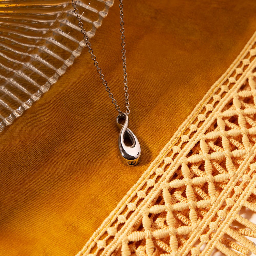 Infinity Loop Pendant That Holds Ashes | Cremation Jewelry Keepsake ...
